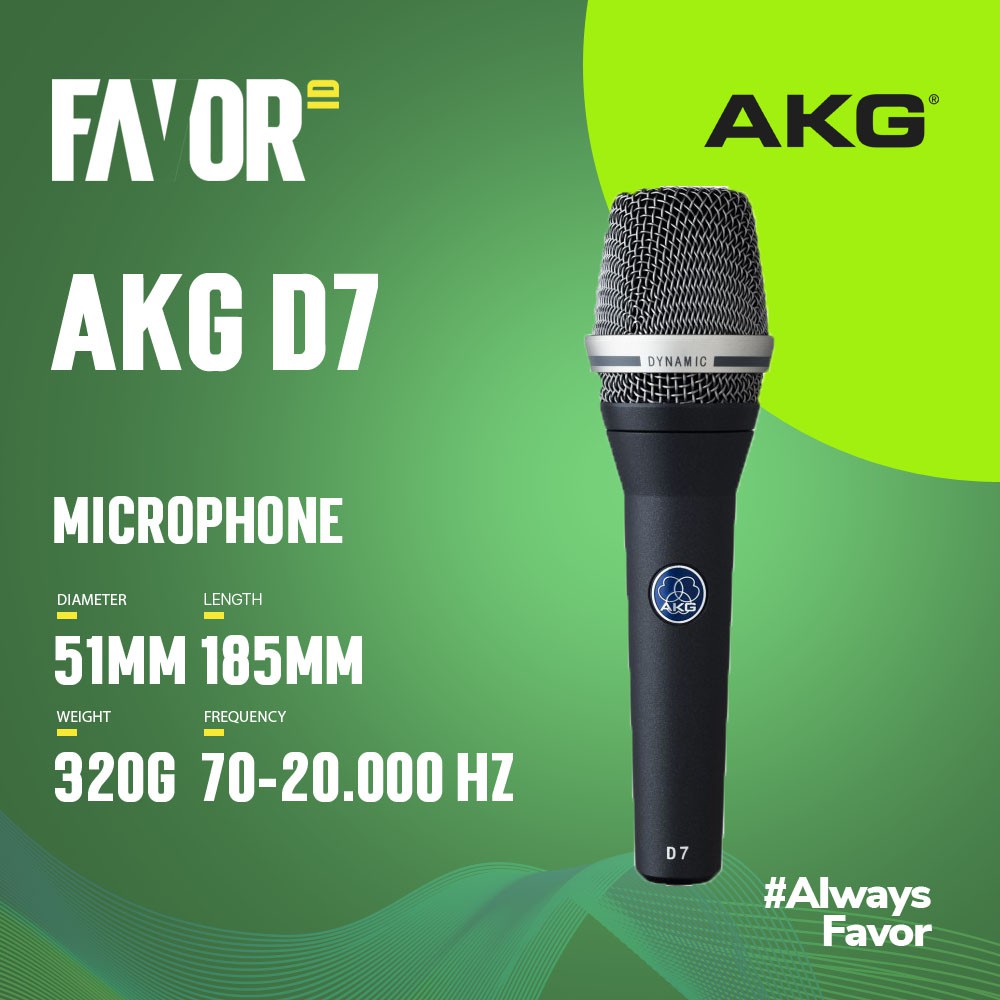 Jual AKG D7 Reference Dynamic Vocal Microphone | Shopee Indonesia
