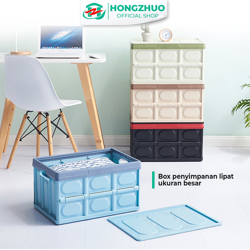 Jual Hongzhuo 60 Liter Kotak Penyimpanan Storage Organizer Box ...