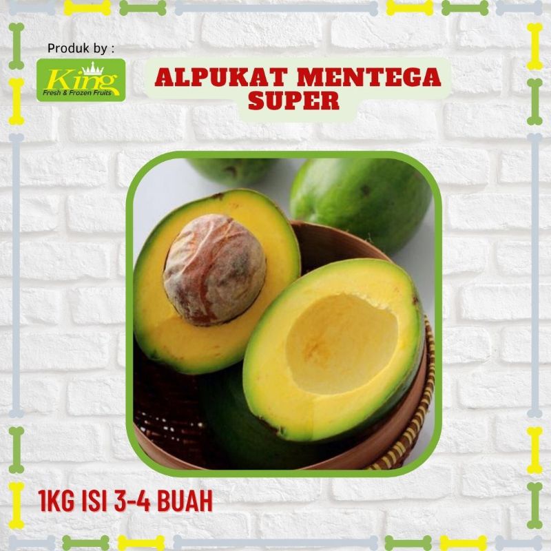 Jual Alpukat mentega isi 3-4 buah, alpukat mentega fresh super, alpukat mentega kualitas ...