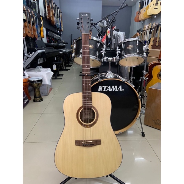Jual Gitar Akustik Elektrik GRANDE DE 200 NA (Tas) | Shopee Indonesia
