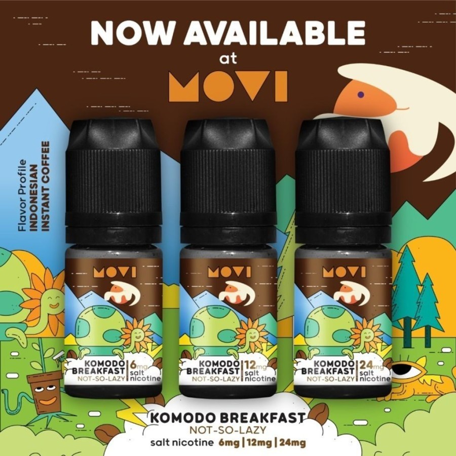 Jual KOMODO BREAKFAST SALT NIC 30ML // 100% AUTHENTIC BY MOVI | Shopee ...