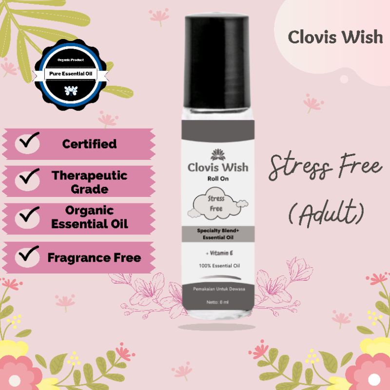 Jual Clovis Wish Stress Free Meredakan Stress Menambah Semangat ...