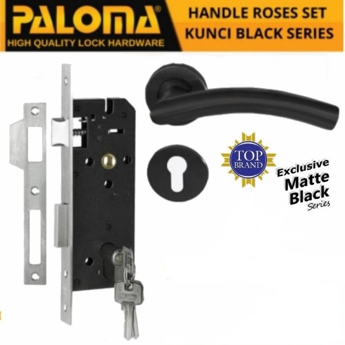 Jual Handle Pintu PALOMA Set HRP 329 + MSP 092 Kunci Pintu Set Gagang ...