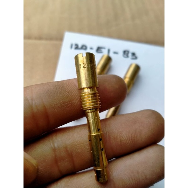 Jual spuyer main jet 120 E-1 untuk karburator vespa | Shopee Indonesia