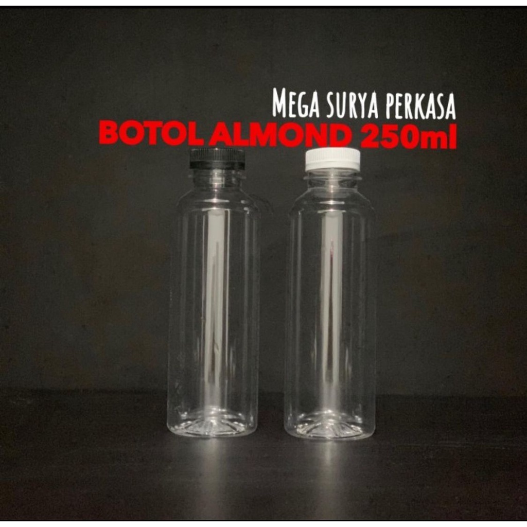 Jual Botol Plastik almond- Cantik Almond ZamZam Pudot Botol Almond 250 ...