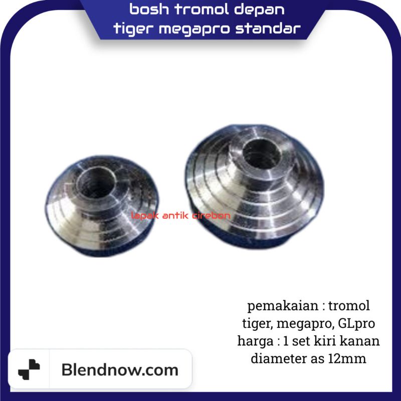 Jual Bosh Tromol Depan GLmax Megapro GLpro Tiger 2000 Versa As 12mm ...