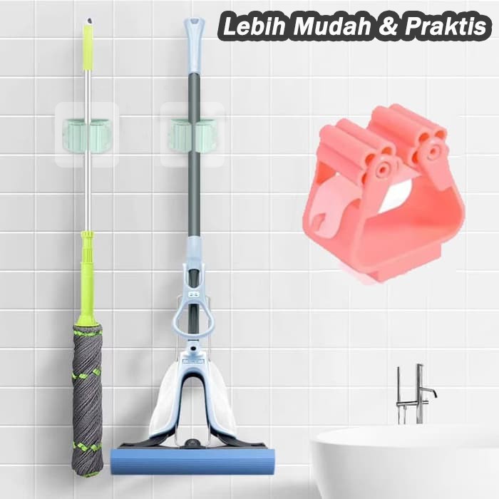 Jual Gantungan Sapu dan Pel Mop Suction Hanger | Shopee Indonesia