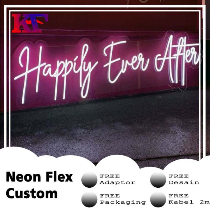 Jual Neon Custom / Neon Flex / Neon Sign (BUKAN HARGA JADI) | Shopee ...