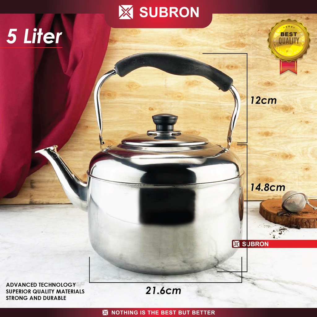 Jual SUBRON Whistle Kettle Teko Peluit Bunyi Pegangan Anti Panas 4 ...