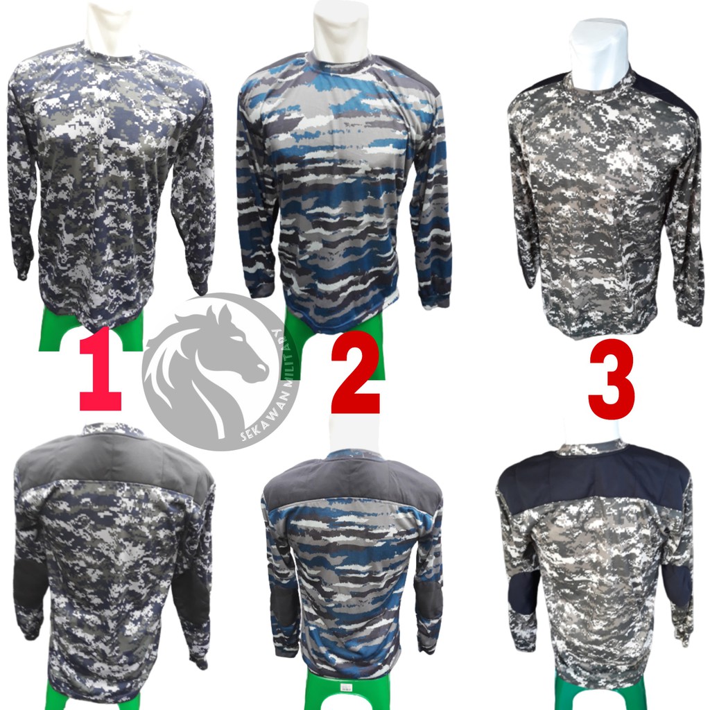 Jual Kaos Loreng Lapangan - Kaos Army - Kaos Panjang Loreng - TNI - Banser - Tactical - Marinir ...