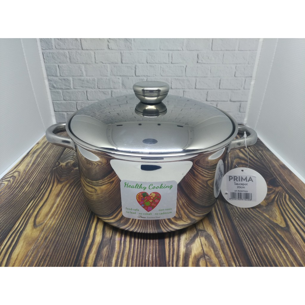 Jual BIMA Panci Prima Saucepot Sup Kompor Induksi Listrik 20Cm ...