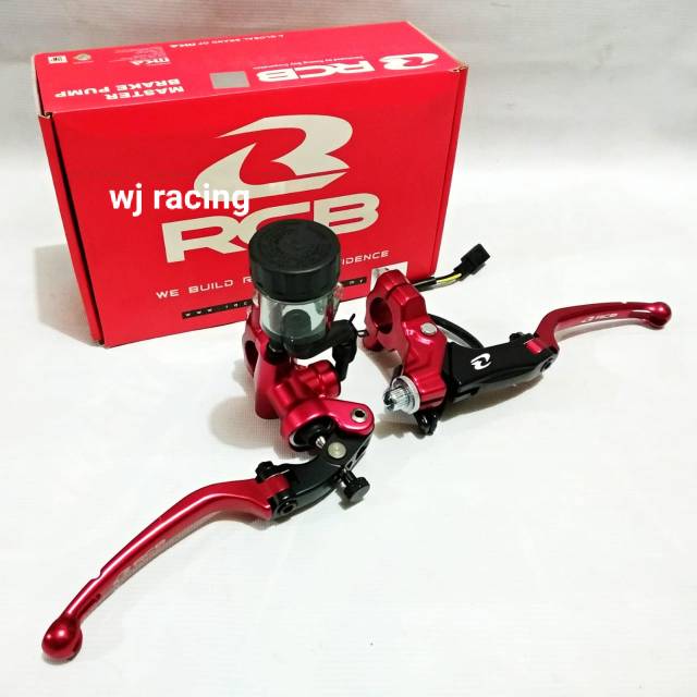 Jual Master Rem RCB S1 & Handle Kiri S1 Racing Boy 14mm CNC Forged | Shopee Indonesia
