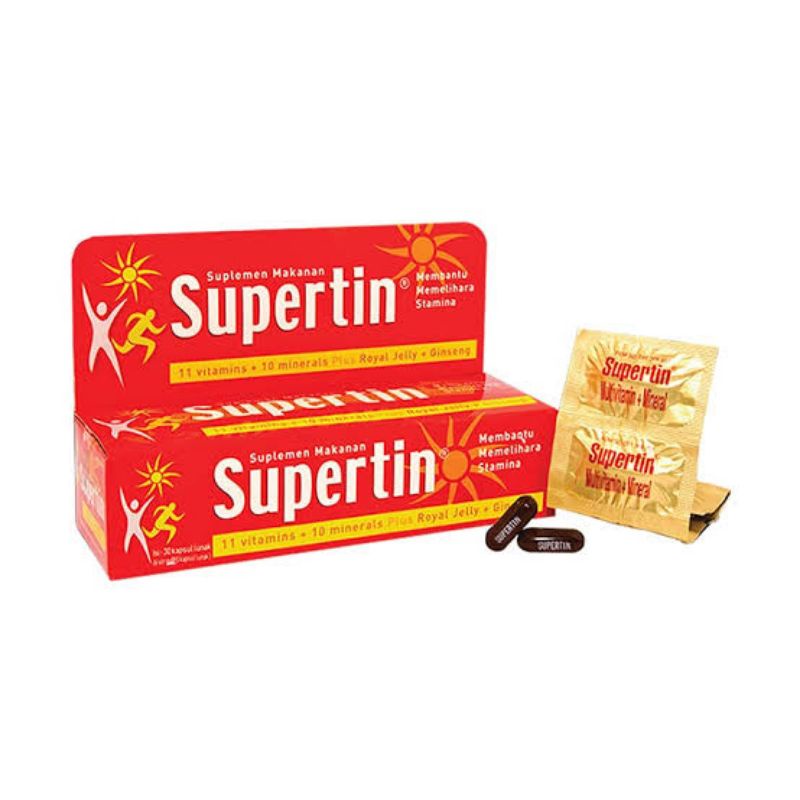 Jual Supertin Suplemen Makanan box(6strips) | Shopee Indonesia