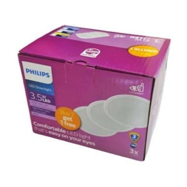 Jual PHILIPS Downlight LED Meson 3.5W, 5W, 9W, 13W, 2 Gratis 1 | Shopee Indonesia