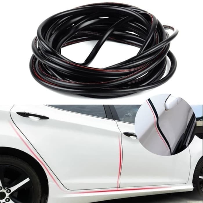 Jual List lis Karet Pintu 5m List Pintu Mobil Universal Pelindung Anti ...