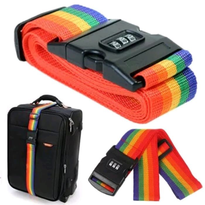Jual Tali Pengikat Koper / Tali Koper Kunci Pengaman Travel Luggage ...