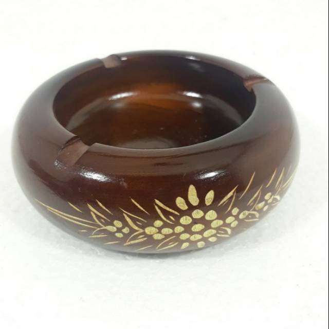 Jual Asbak Kayu Jati Motif Ukir Kembang Asbak Rokok Dari Kayu Bentuk ...