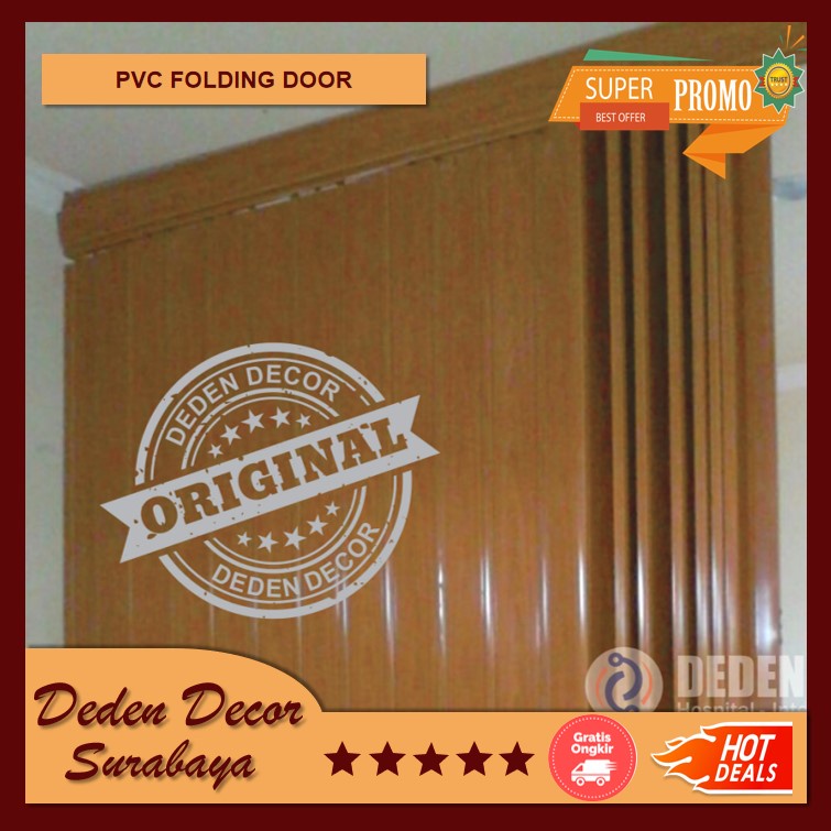 Jual Penyekat Ruangan Minimalis - PVC Folding Door - Deden Decor ...