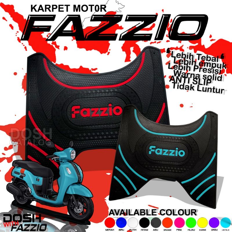 Jual Karpet Motor Fazzio - Karpet Fazzio - Alas kaki Fazzio - Pijakan ...