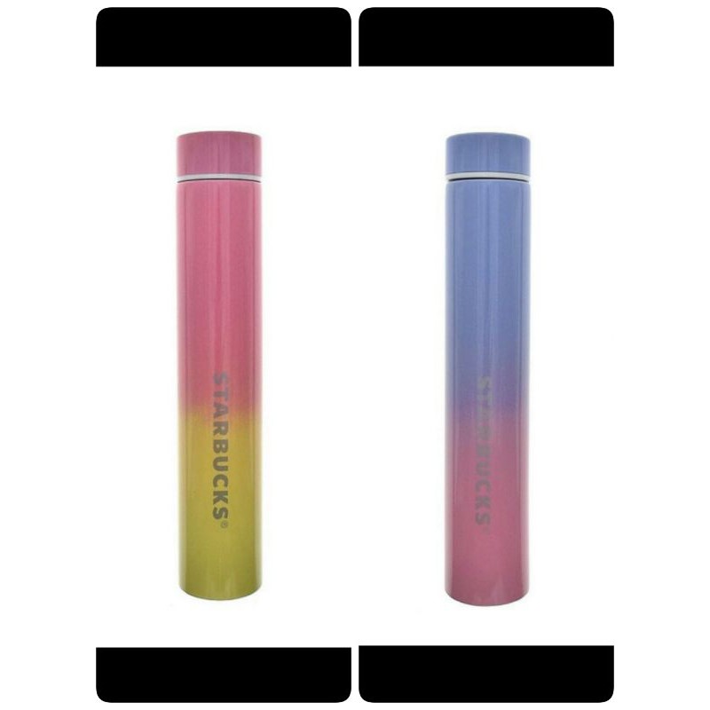 Jual Botol Minum Starbucks SlimWarna Gradasi / Tumbler Vacuum Flask ...
