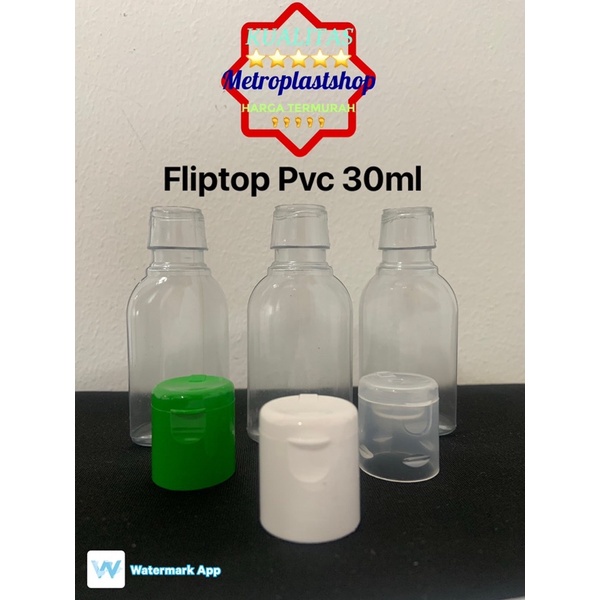 Jual Botol pvc 30ml 30 ml flip top Bening fliptop pvc fliptop | Shopee ...