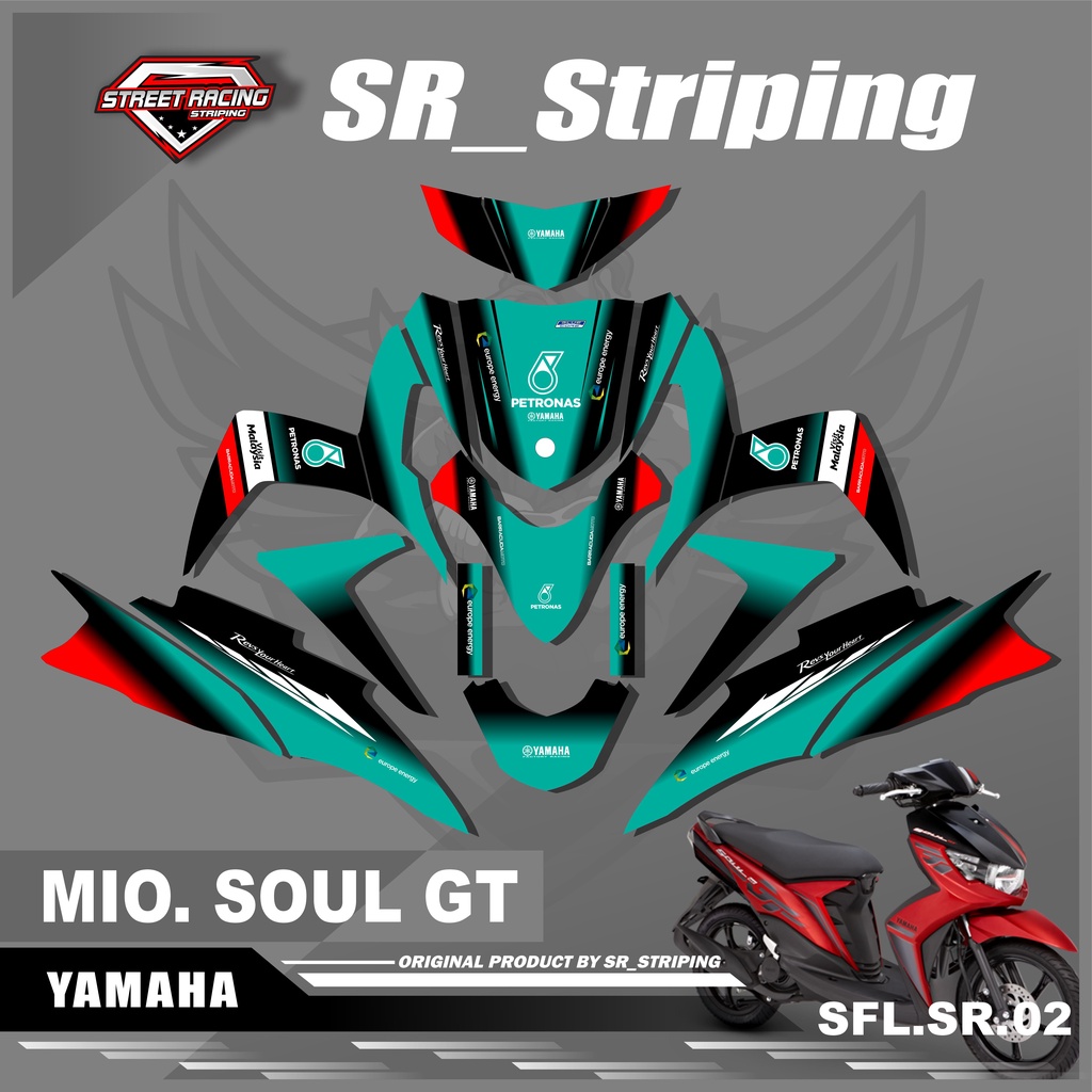 Jual Decal Full Body MIO SOUL GT - Sticker Decal MIO SOUL GT Motif ...
