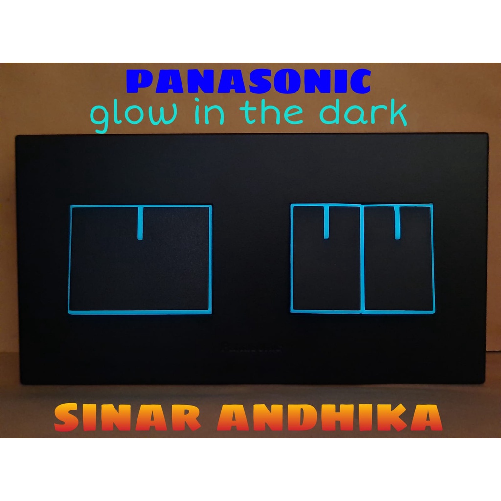 Jual SAKLAR ENGKEL LEBAR + SERI KECIL HITAM STYLE E PANASONIC WESJ ...