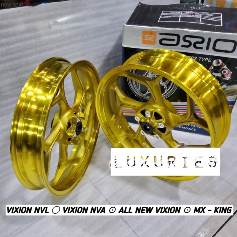 Jual Velg Axio Vixion Tripledisk / Velg lebar Vixion Axio tripledisk ...