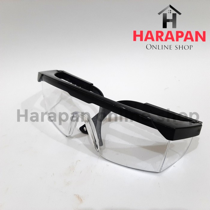 Jual Glasses-Safety- Kacamata Lab Safety Lensa / Clear Kaca Mata Apd Proyek - Googles / Las ...