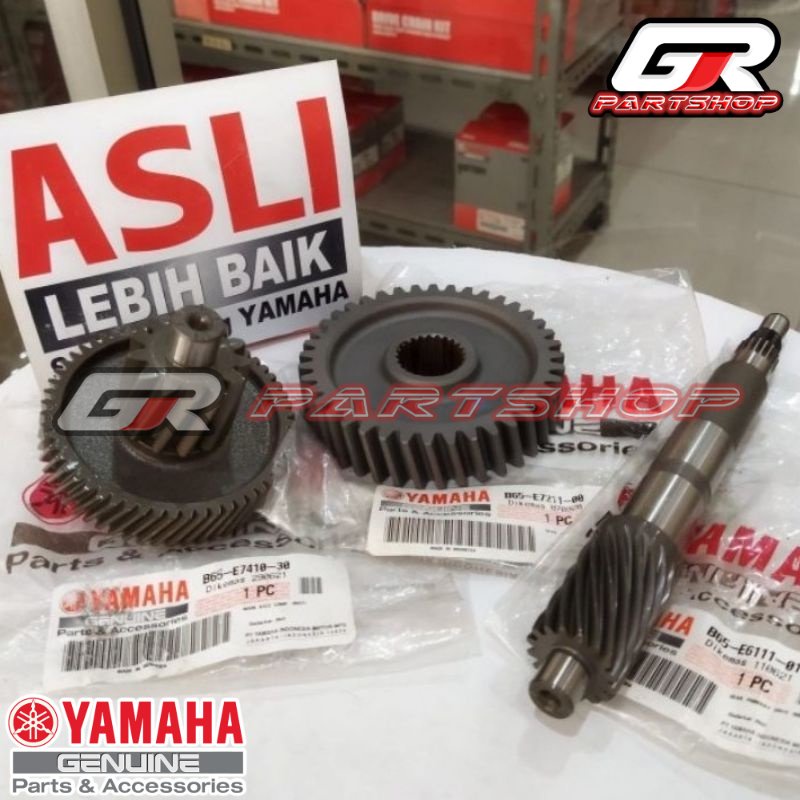 Jual GIRBOX RASIO SET AEROX, ALL NEW AEROX, LEXI ORIGINAL YAMAHA GIR ...