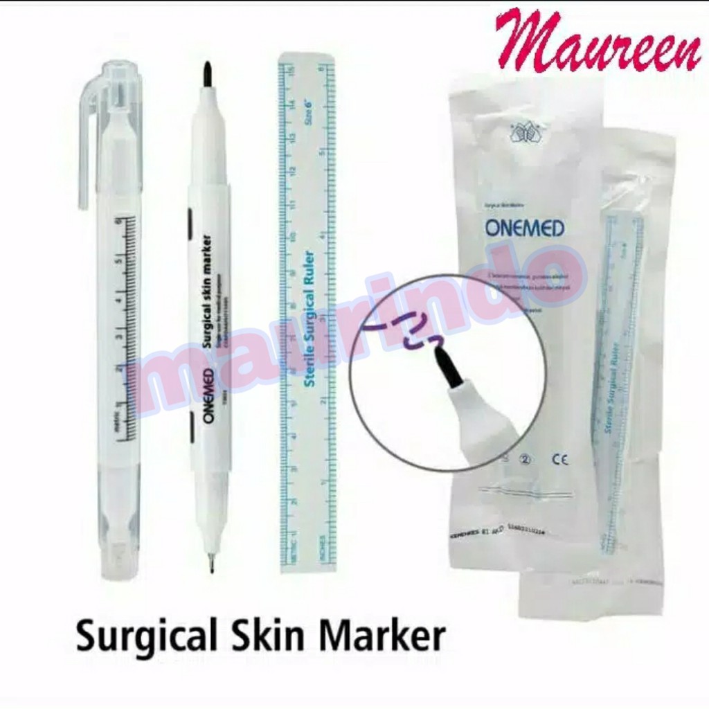 Jual [ COD] Onemed Pen Surgical Skin Marker Pulpen Tanda Kulit Saat ...