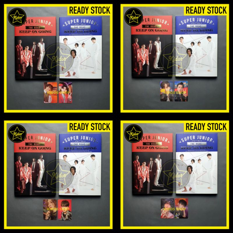 Jual [UNSEALED] SUPER JUNIOR - The 11th Album Vol.1 The Road : Keep on Going [PC / PHOTOCARD ...