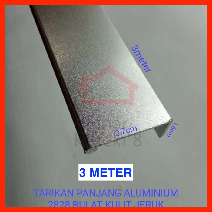 Jual Handle Tarikan 2828 KJ Aluminium Panjang Profil Laci Pintu Lemari ...