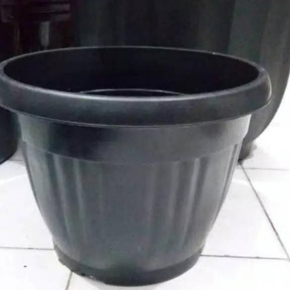 Jual Sale!!! POT PLASTIK HITAM UKURAN 20 / 25 / 30 CM | Shopee Indonesia