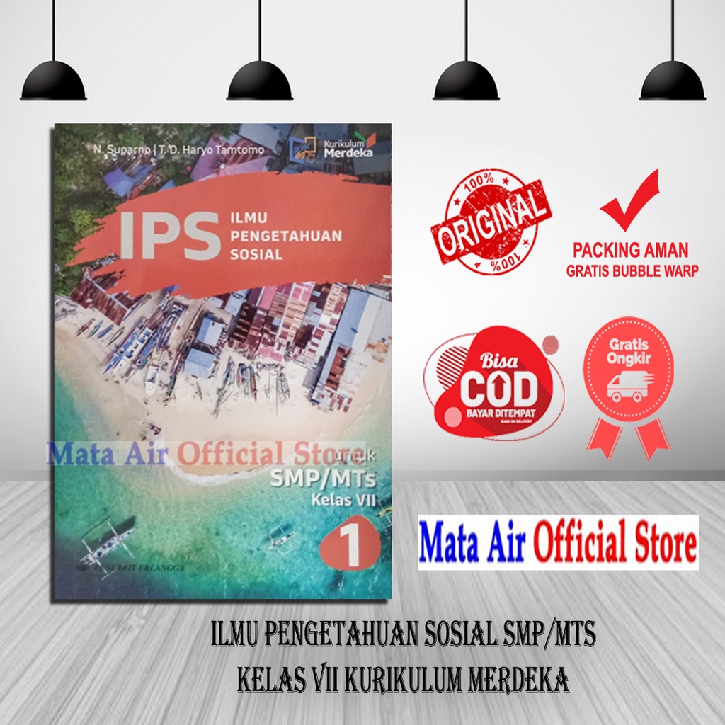Jual ORIGINAL IPS ILMU PENGETAHUAN SOSIAL SMP/MTS KELAS 7 8 9 KURIKULUM MERDEKA - SUPARNO ...
