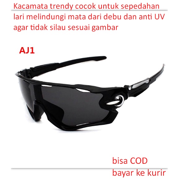 Jual Kacamata trendy cocok untuk sepedahan lari melindungi mata dari ...