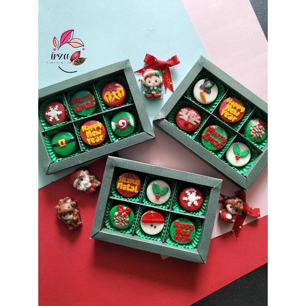 Jual coklat natal | chirstmas | new year | souvenir | gift 2x3 | Shopee ...
