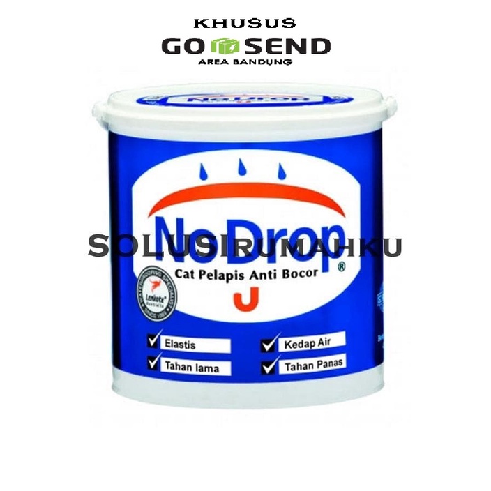Jual NO DROP GALON 4 KG Cat Pelapis Anti Bocor Waterproofing Exterior Cat Genteng Atap Luar Dak ...