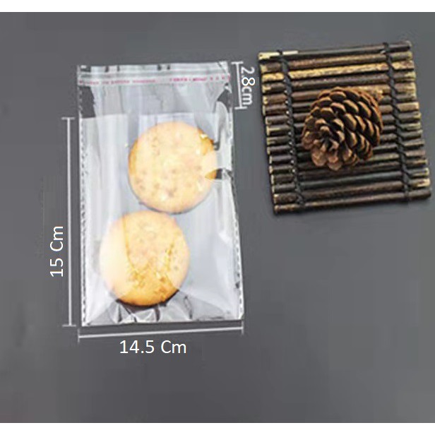 Jual Plastik Roti Bakery 100Pcs Packaging Kue Cake Kering Nastar ...