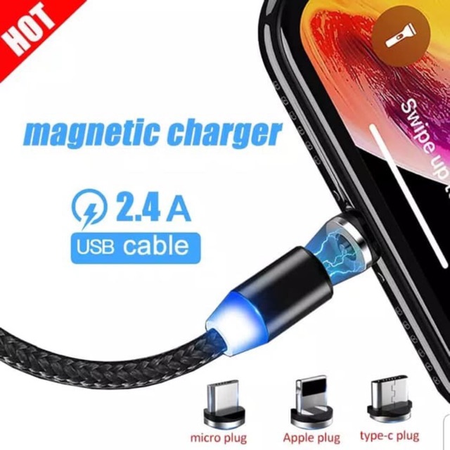 Jual Kabel cas magnet charger | Shopee Indonesia