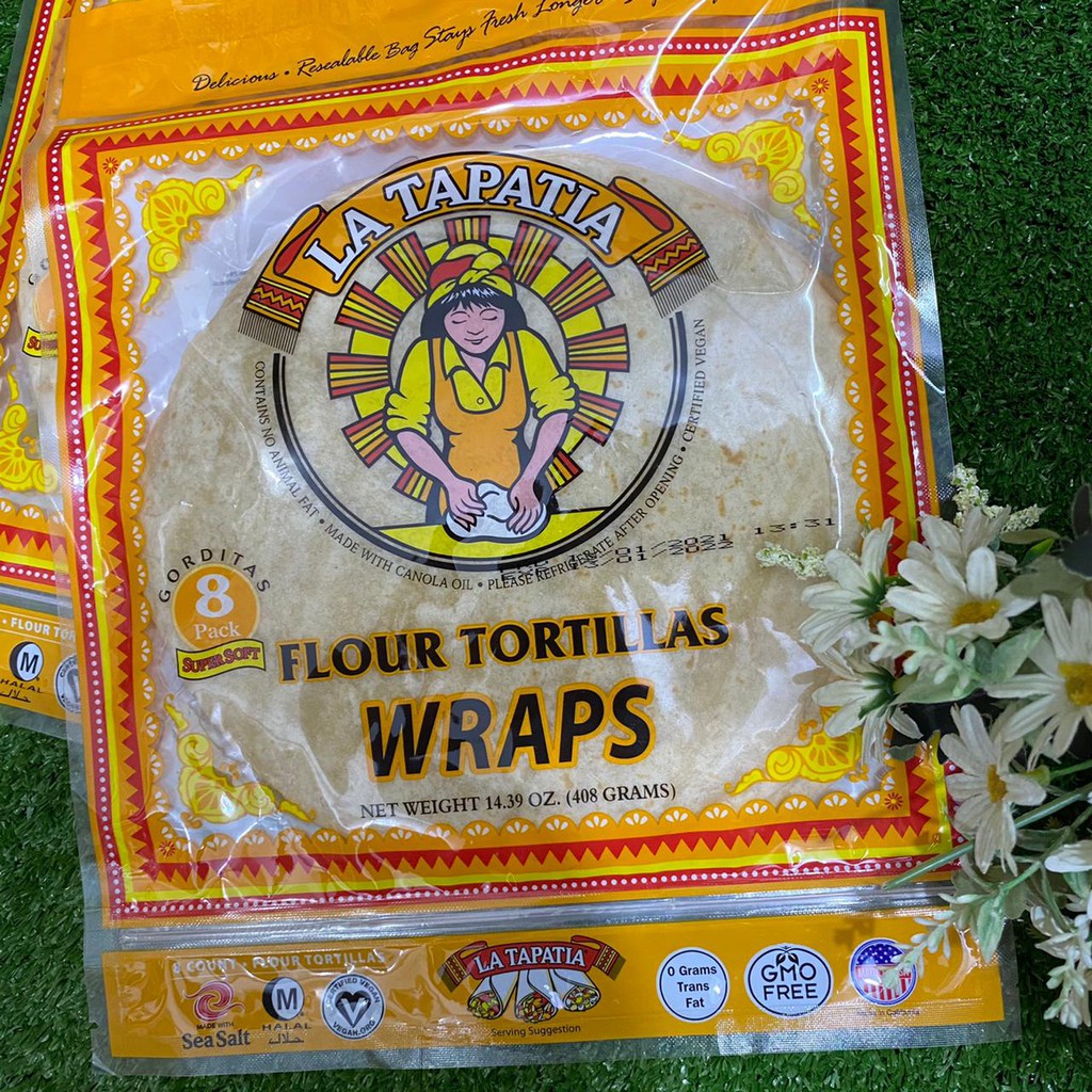 Jual La Tapatia Flour Tortillas Wraps 408gr | Shopee Indonesia