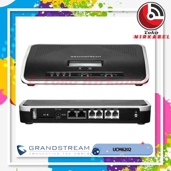 Jual Grandstream UCM6202 IP-PBX 2 FXO 2 FXS Users 500 Concurrent calls ...