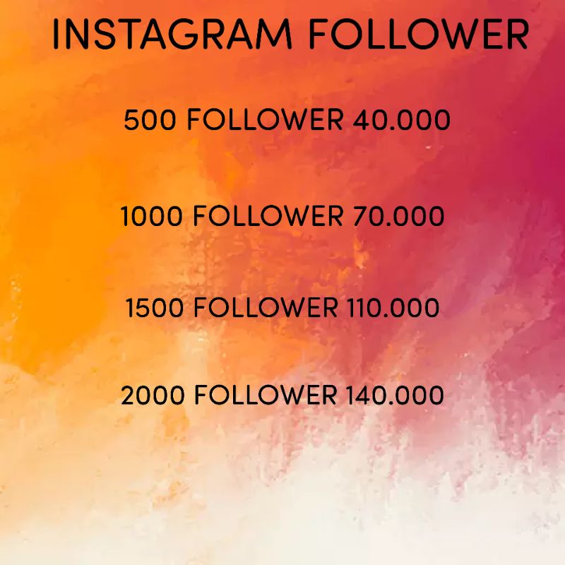Jual INSTAGRAM FOLLOWER | Shopee Indonesia