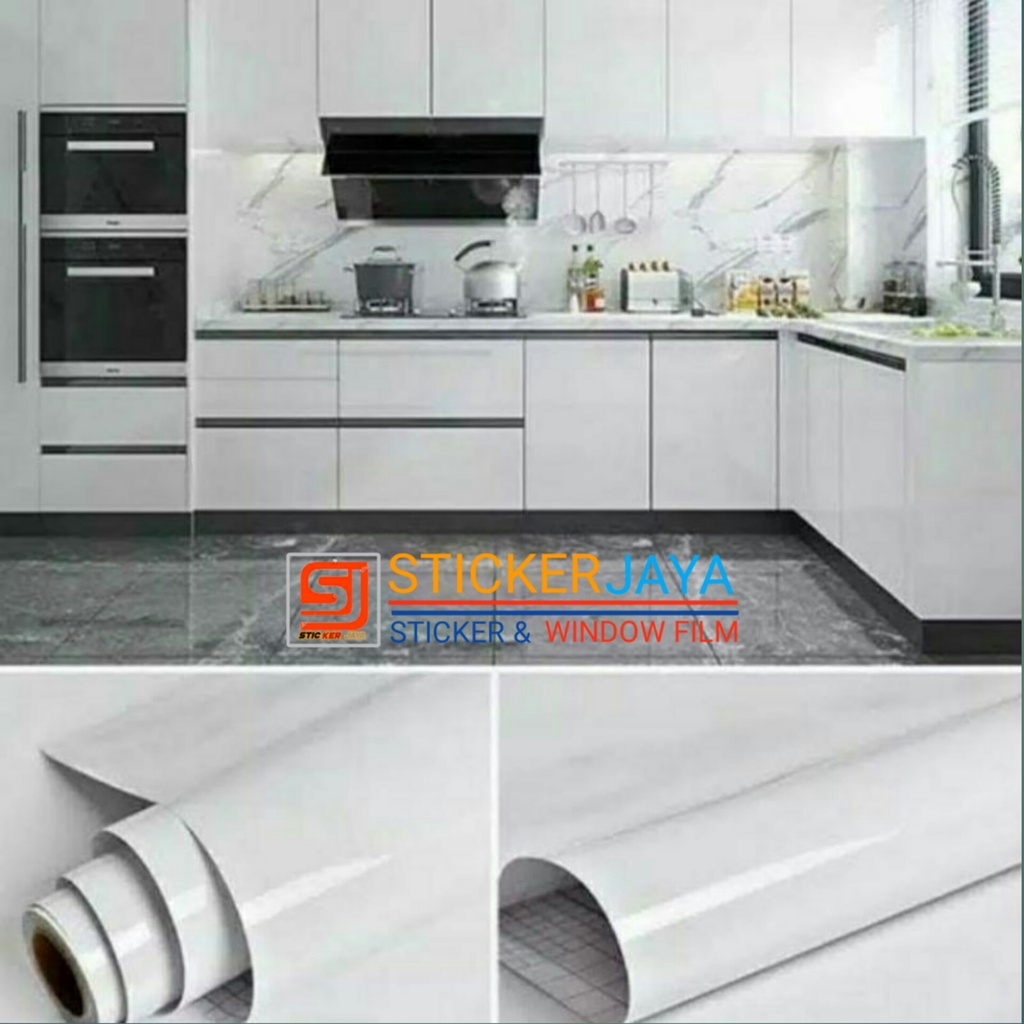 Jual Wallpaper Stiker Lemari Sticker Meja Kayu Kitchen Set Dinding ...