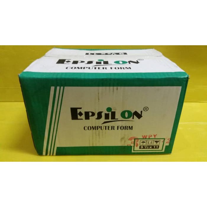 Jual Epsilon Cont Form 9 1/2 x 11 : 2 3 Ply (K3 : 2) | Kertas Komputer ...