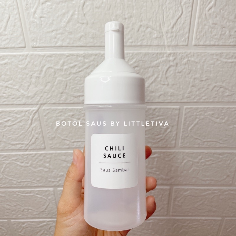 Jual [FREE STICKER LABEL] botol saus dispenser korea jepang botol saos ...