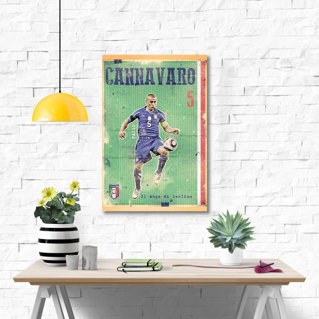Jual Poster kayu hiasan dinding - Fabio Cannavaro | Shopee Indonesia