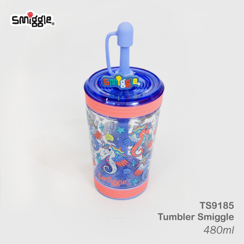 Jual SMIGGLE no spill cups tumbler 480ml TS9185 | Shopee Indonesia