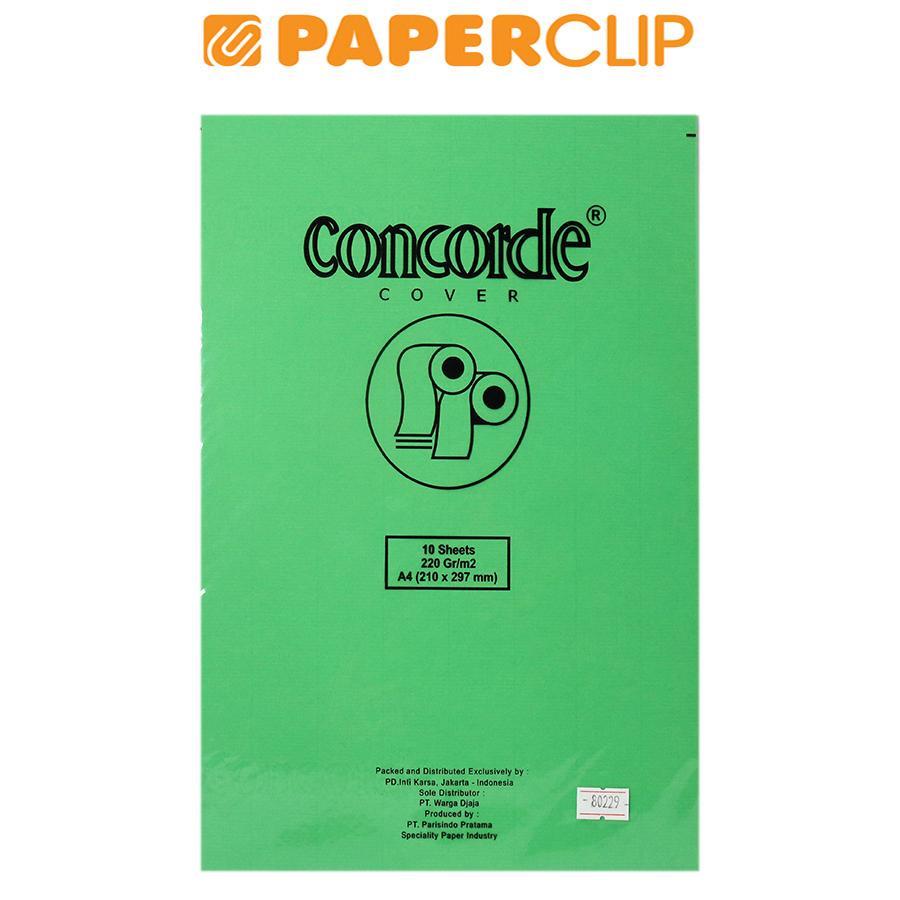 Jual KERTAS COVER A4 CONCORDE 80229 220 ISI 10 | Shopee Indonesia