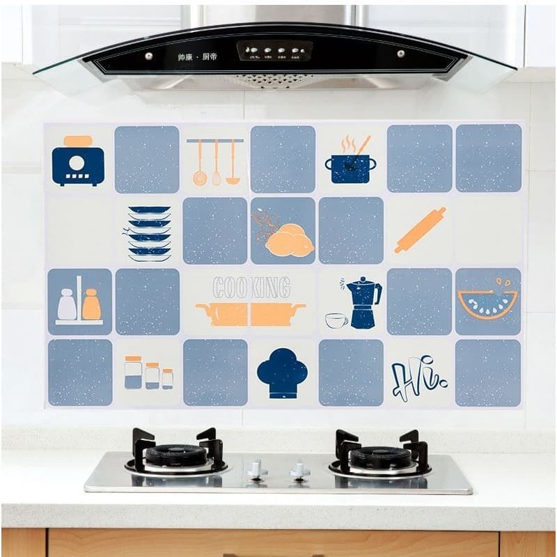 Jual Stiker Dapur / Wallpaper Dapur ANTI MINYAK ANTI API Aluminium Foil ...